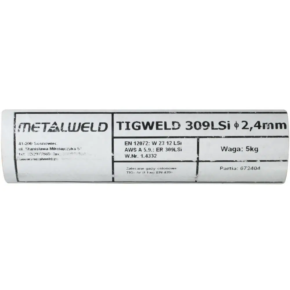 Baghete Sudura TIG Metalweld Inox 309 LSi 1.6-3.2 mm | Kobill