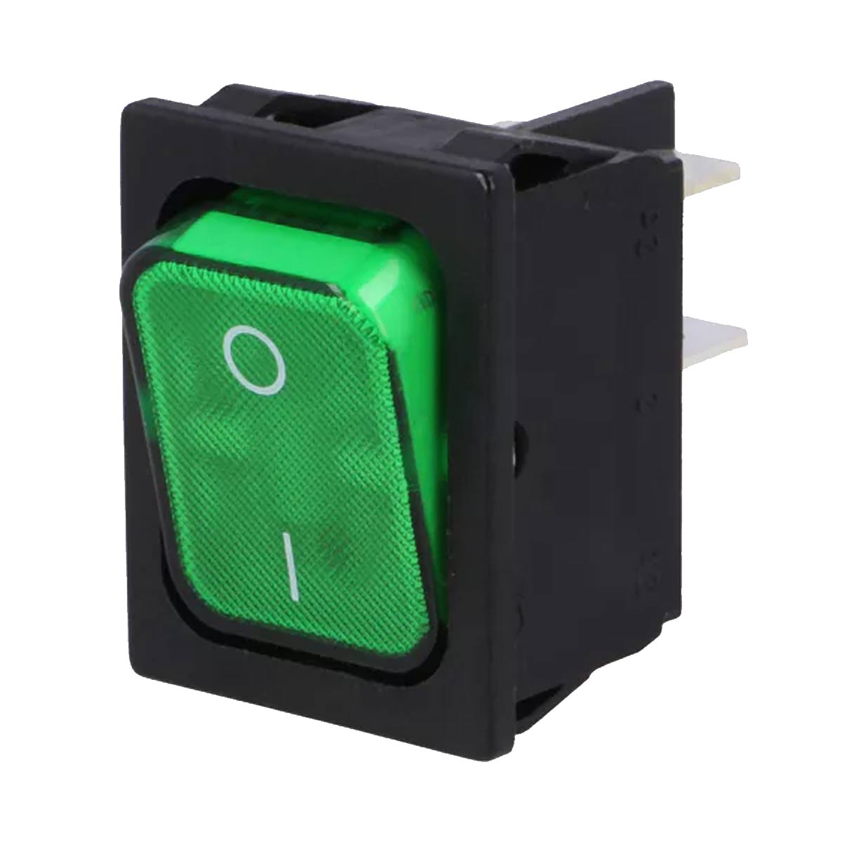 Intrerupator general 20A/250VAC, IP40, cu Bec, Verde | Kobill