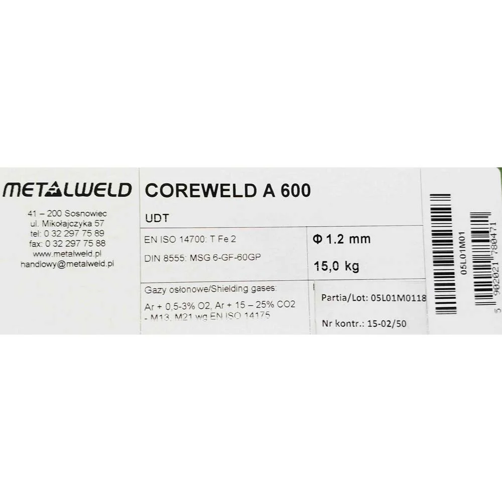 Sarma Sudura Incarcare Dura Coreweld A600 | Kobill